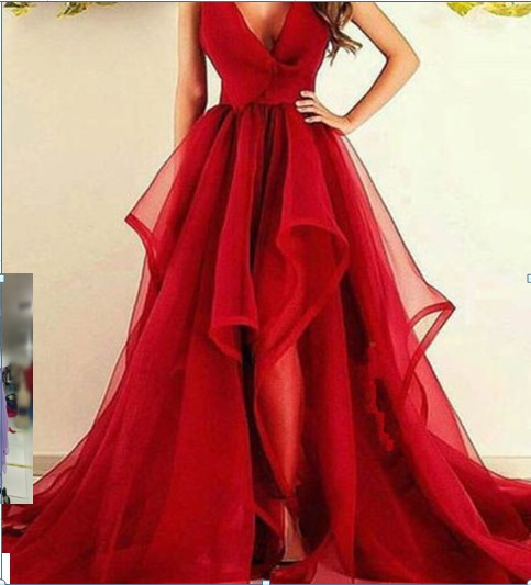 2019 Red Prom Dress, Arrival Party Dress,a Line Evening Dress 2019 on ...
